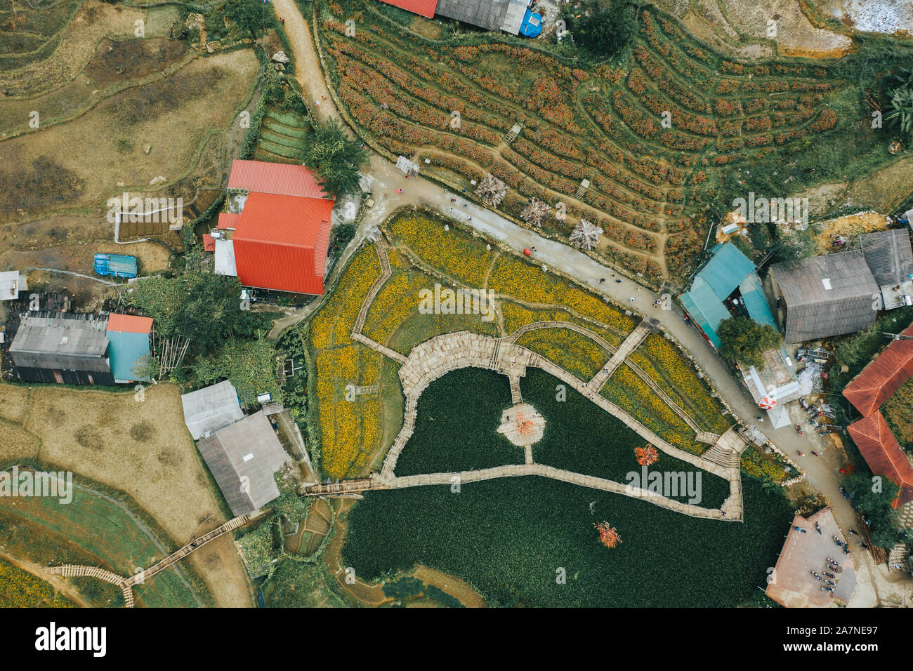 Drone photos of farm hi-res stock photography and images - Alamy