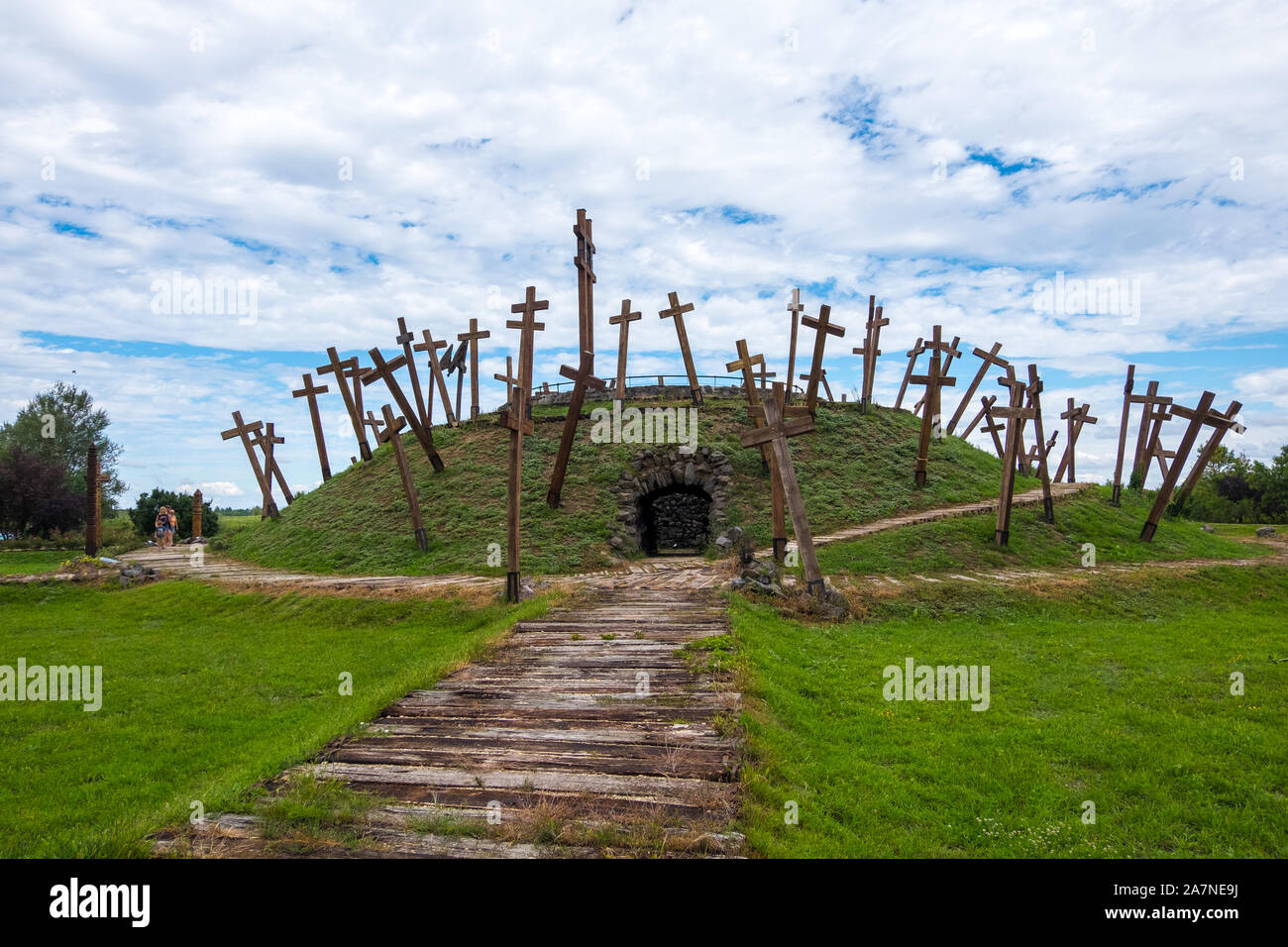 Muhi, Hungary - August 08, 2019: The Battle of Mohi national memorial ...