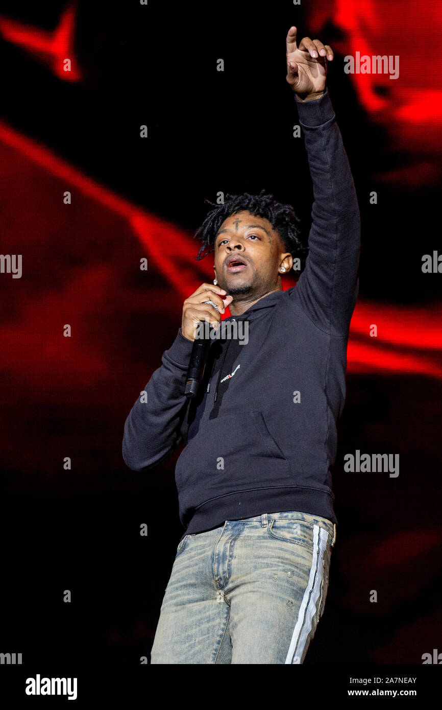 November 2, 2019, Las Vegas, Nevada, U.S: 21 SAVAGE (SHEYAA BIN ABRAHAM ...