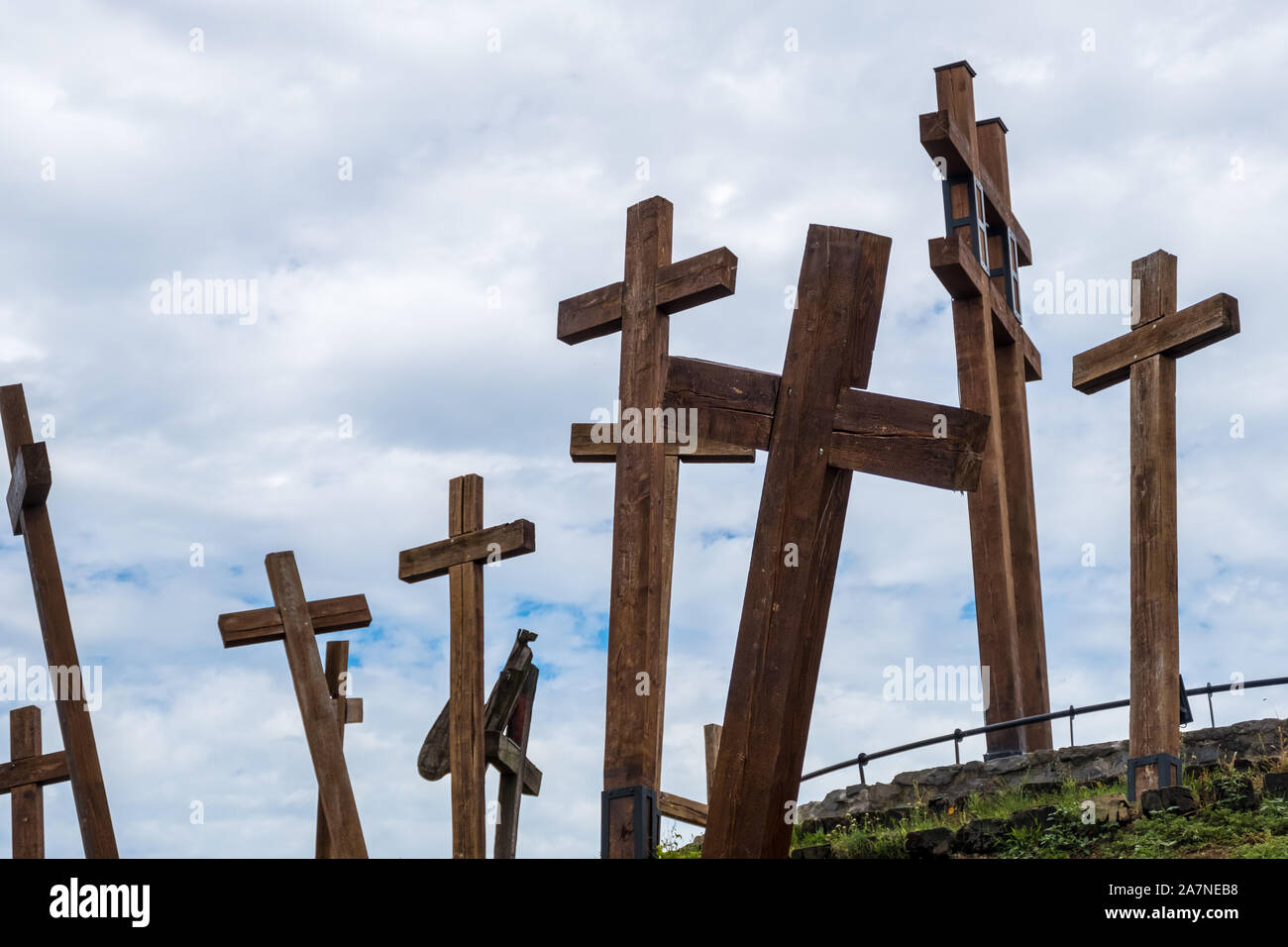 Muhi, Hungary - August 08, 2019: The Battle of Mohi national memorial ...