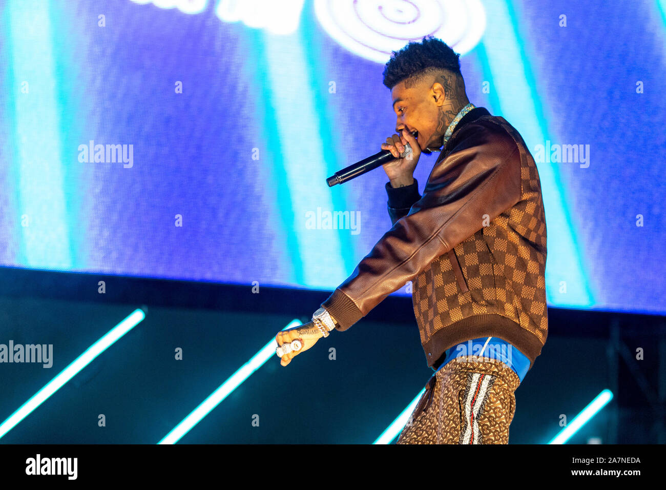 November 2, 2019, Las Vegas, Nevada, U.S: BLUEFACE (JOHNATHAN MICHAEL ...