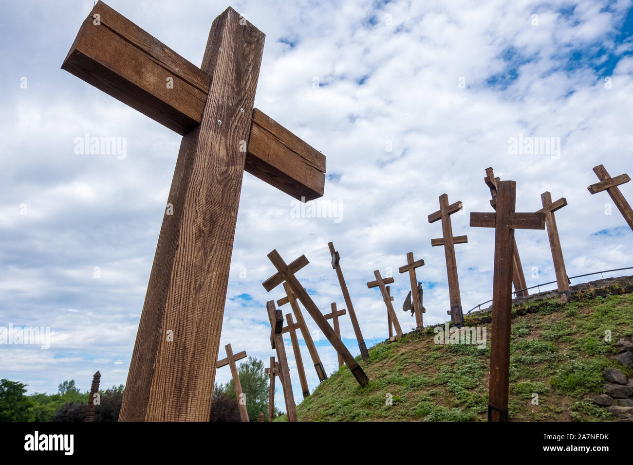 Muhi, Hungary - August 08, 2019: The Battle of Mohi national memorial ...