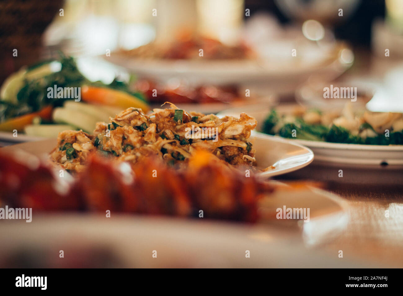 Spicy foods in a restaurant Stock Photo - Alamy