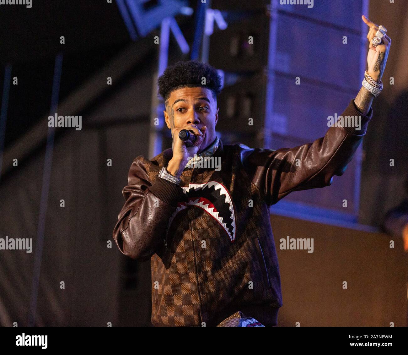 November 2, 2019, Las Vegas, Nevada, U.S: BLUEFACE (JOHNATHAN MICHAEL ...