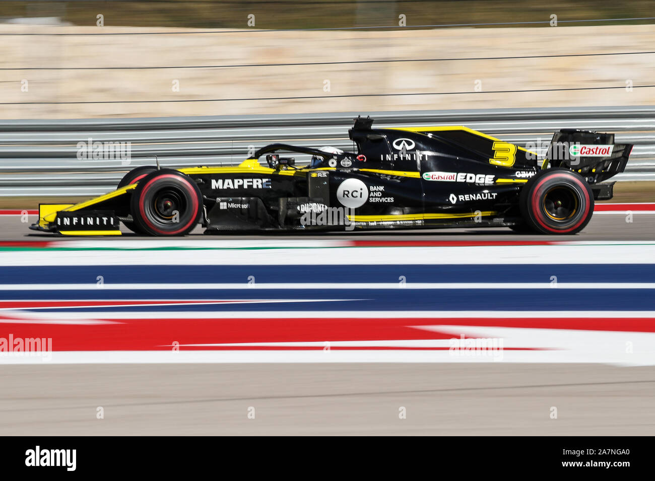 Austin, Texas, USA. 3rd Nov, 2019. Renault driver Daniel Ricciardo (3 ...