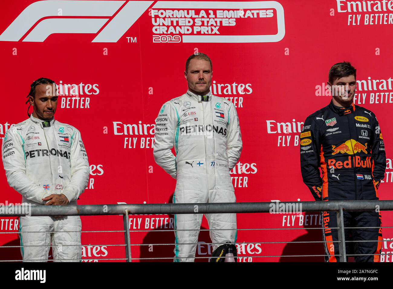 Austin, Texas, USA. 3rd Nov, 2019. Mercedes AMG Petronas Motorsport ...