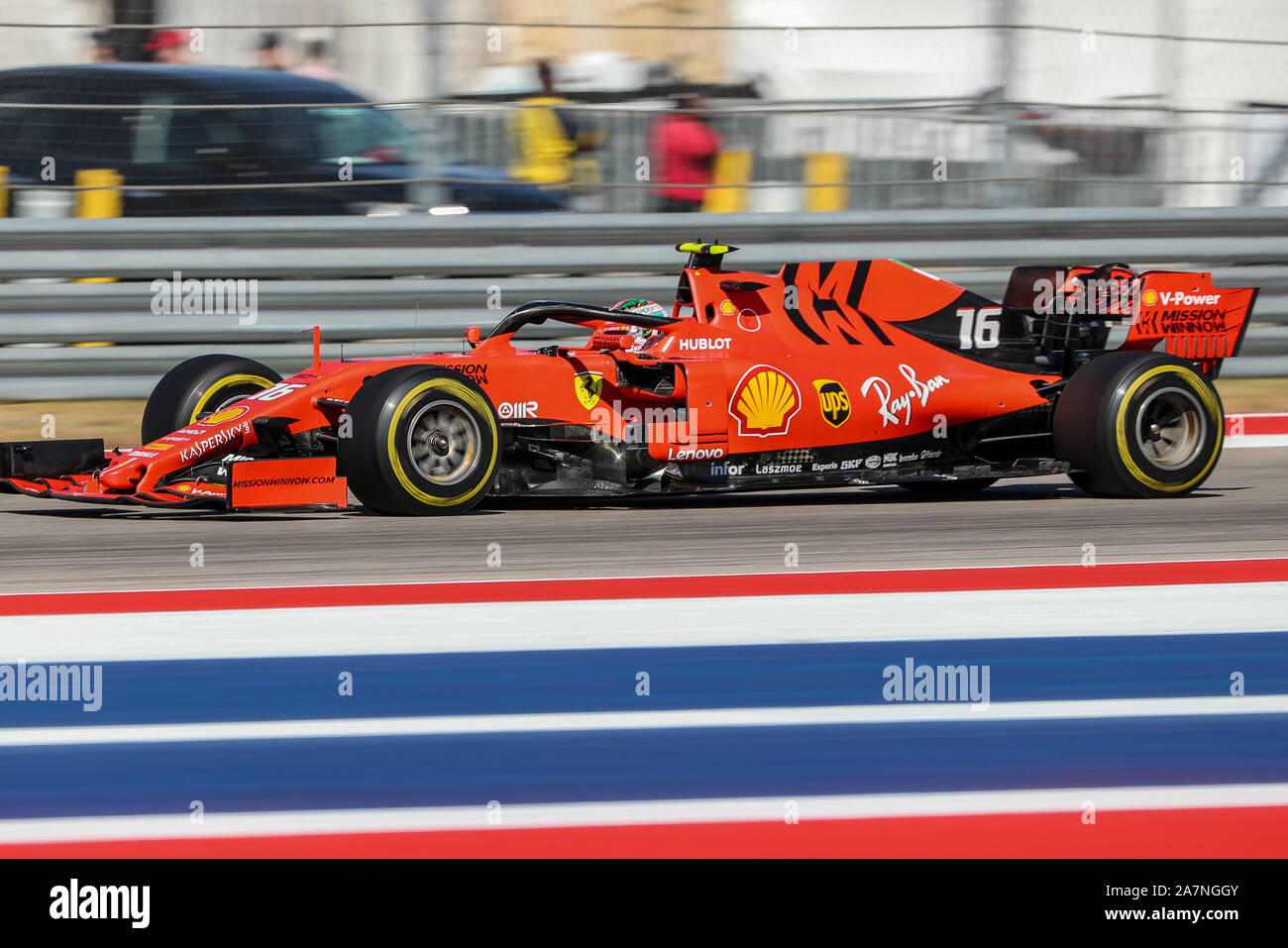 Austin, Texas, USA. 3rd Nov, 2019. Scuderia Ferrari Mission Winnow ...