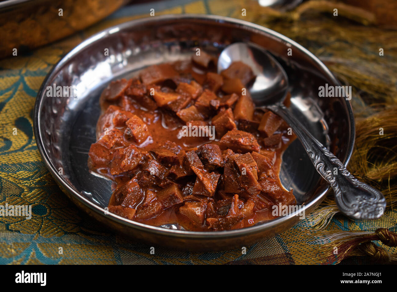 South Indian mahani root pickle Stock Photo - Alamy