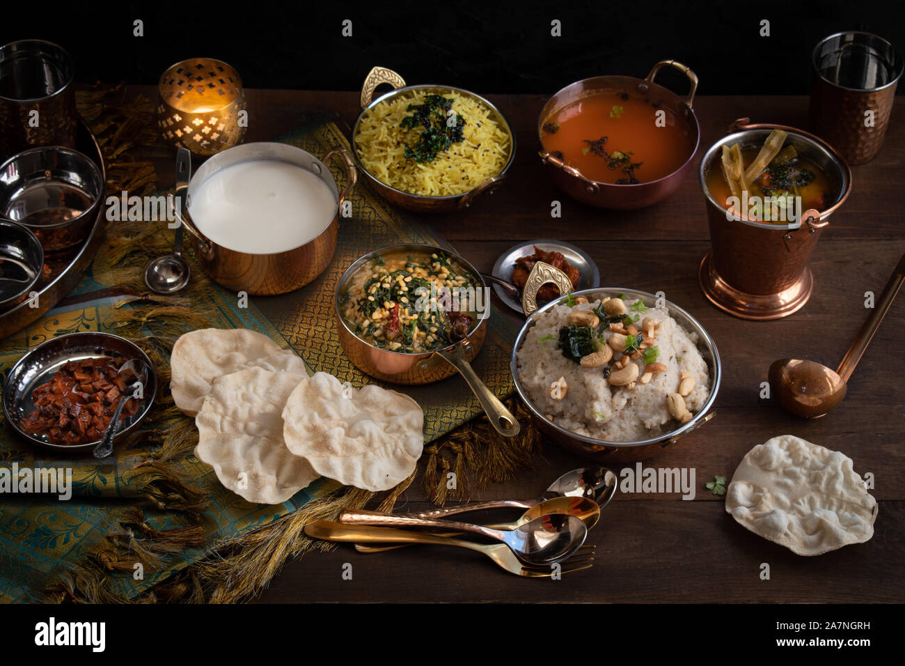 Traditional tamil cuisine hi-res stock photography and images - Alamy