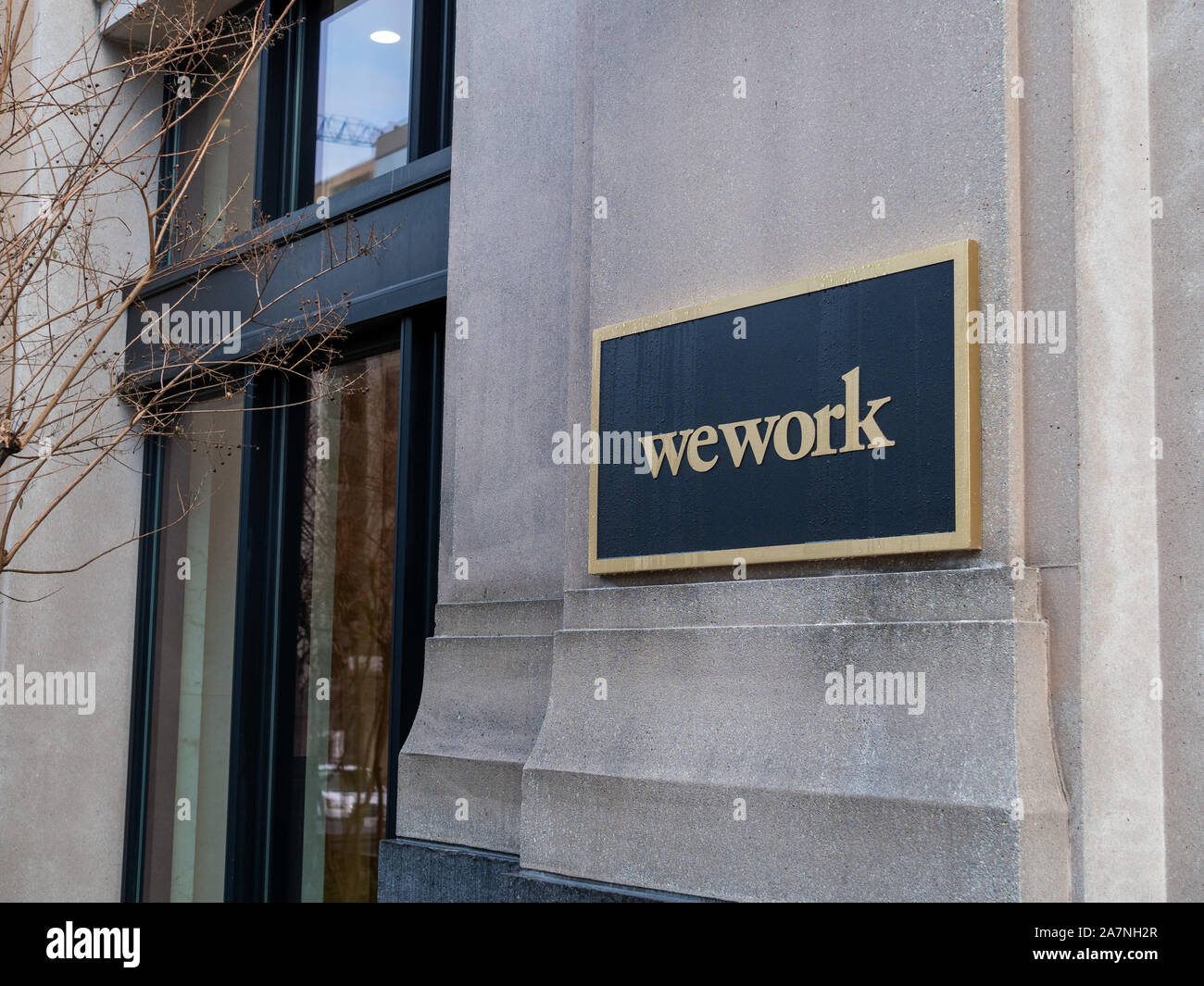 Wework logo hi-res stock photography and images - Alamy