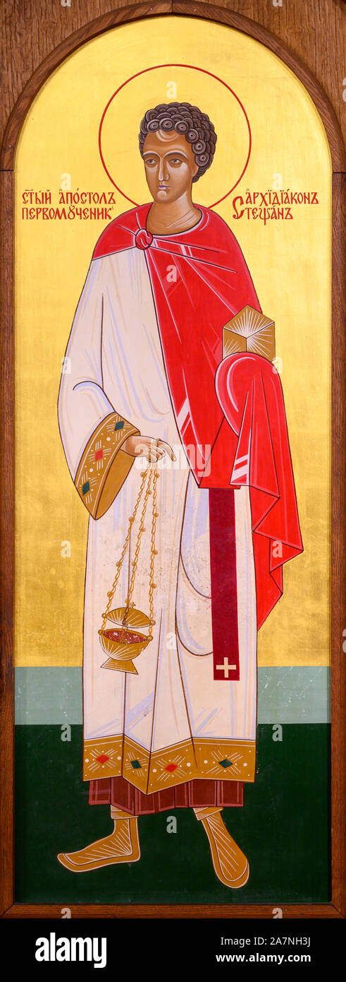 Exaltation of the holy cross, painting hi-res stock photography and ...