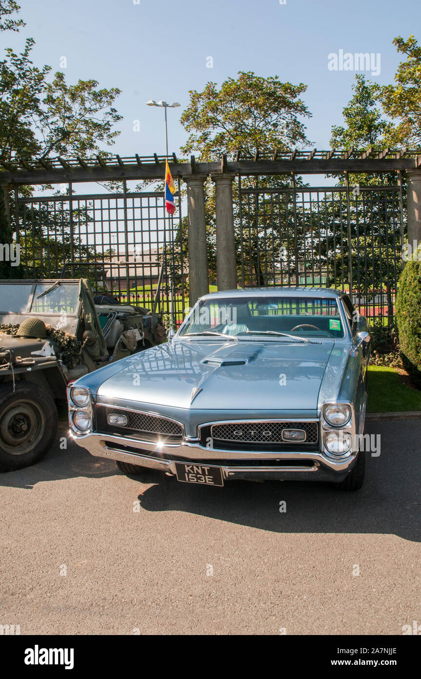 1967 Pontiac GTO on show at the Classic Car Show in the Italian Gardens ...