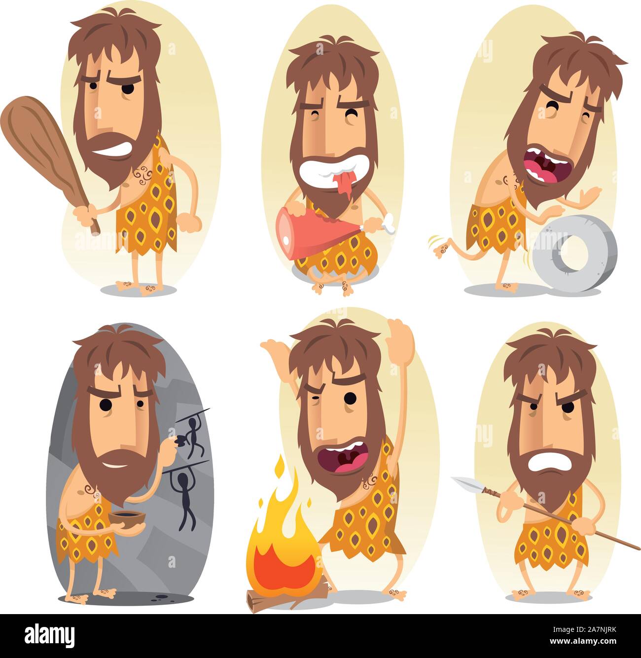 Caveman wheel hi-res stock photography and images - Alamy