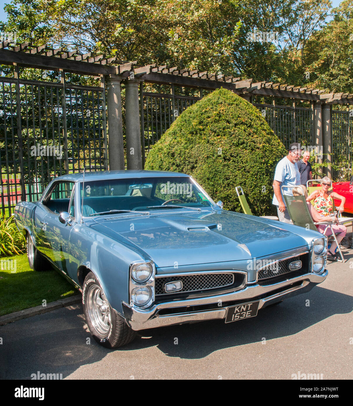1967 Pontiac GTO on show at the Classic Car Show in the Italian Gardens ...