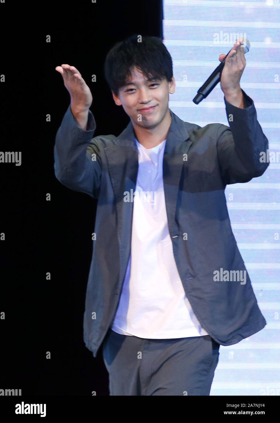 **TAIWAN OUT**Japanese actor and model Ryoma Takeuchi attends the 2019 ...