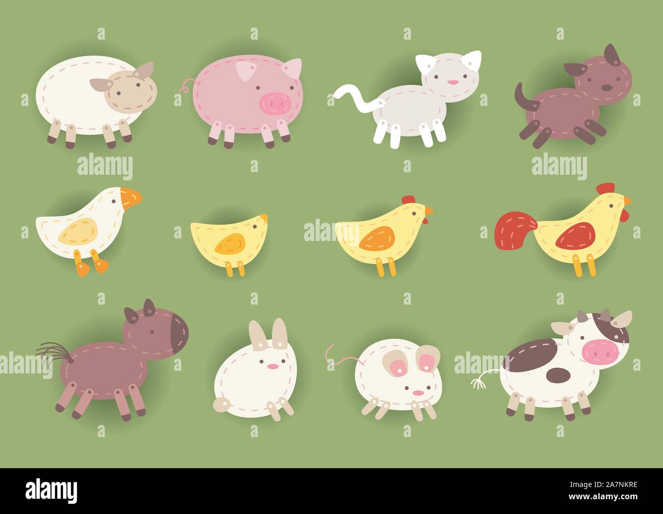 Cow Pig Chicken High Resolution Stock Photography and Images - Alamy