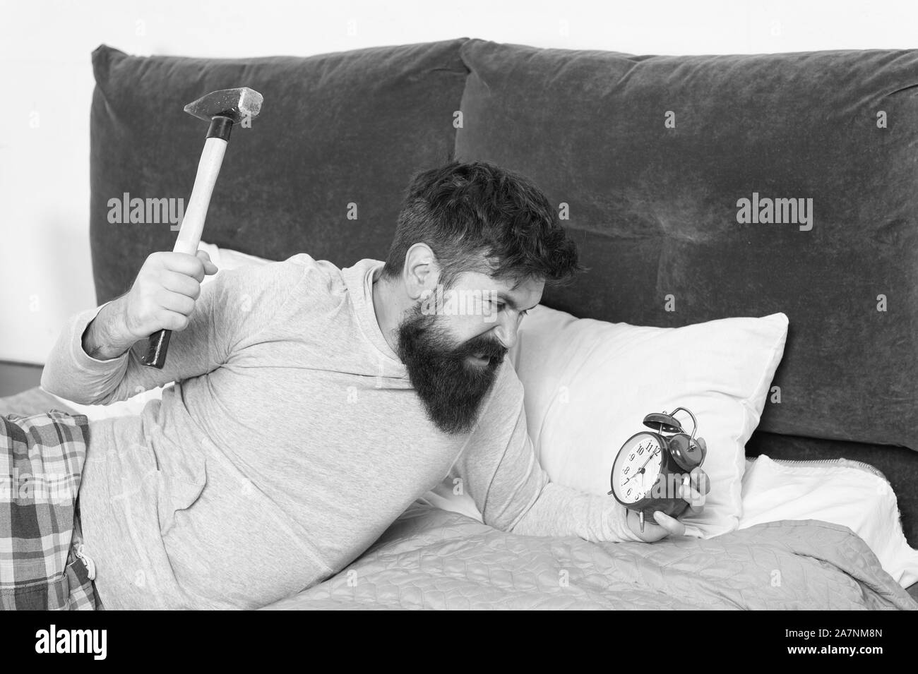 Healthy sleep wake up Black and White Stock Photos & Images - Alamy