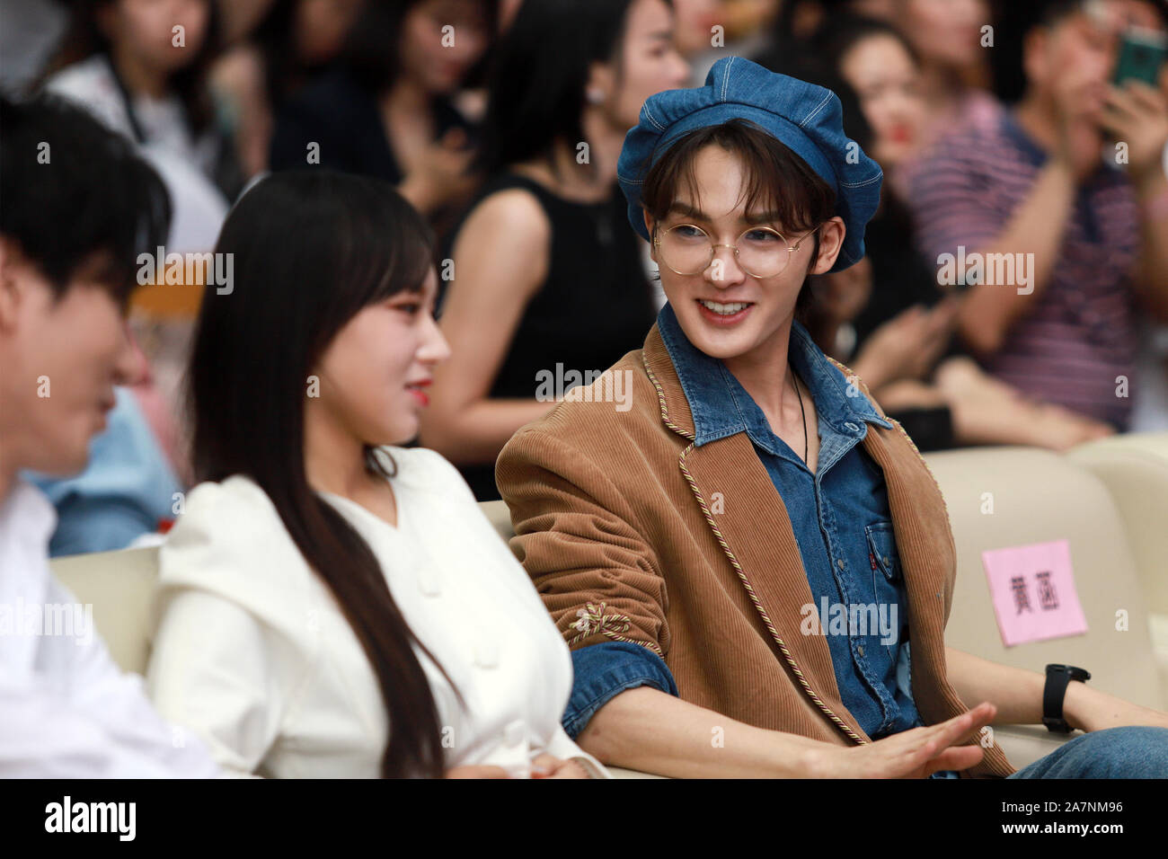 Chinese singer Cheng Xiao, left, of South Korean-Chinese girl group ...