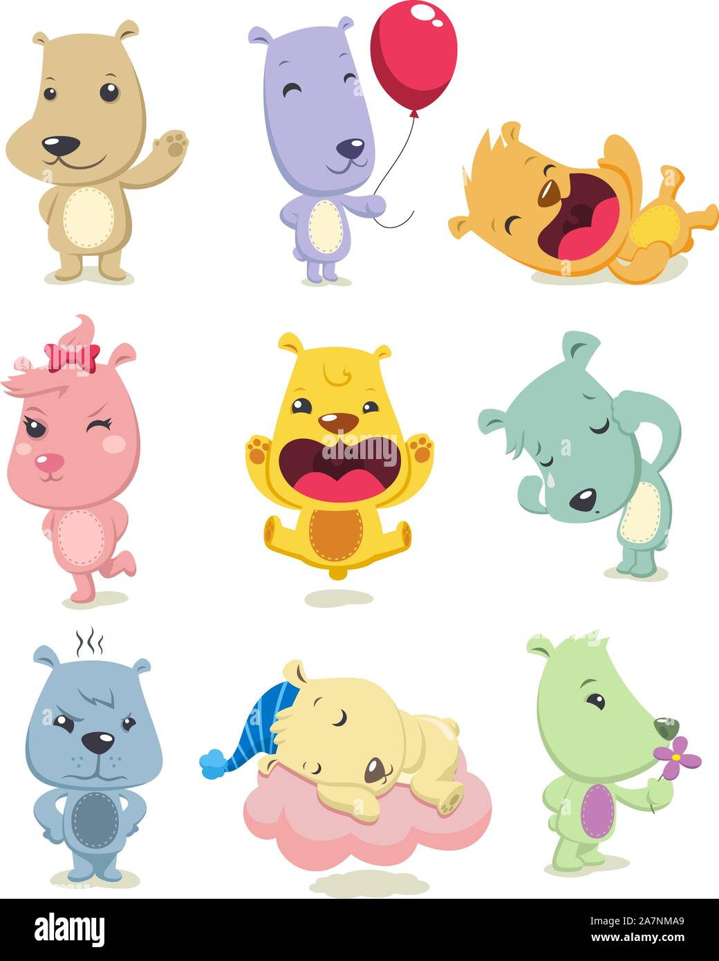 Little Stuffed Fluffy Playfull Child Brown Bedtime Teddy Bear Toy ...