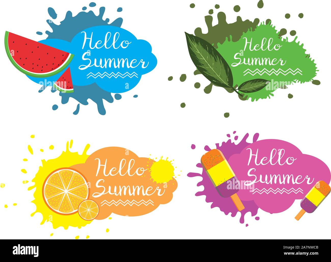 Summer sale poster tropic Stock Vector Images - Alamy