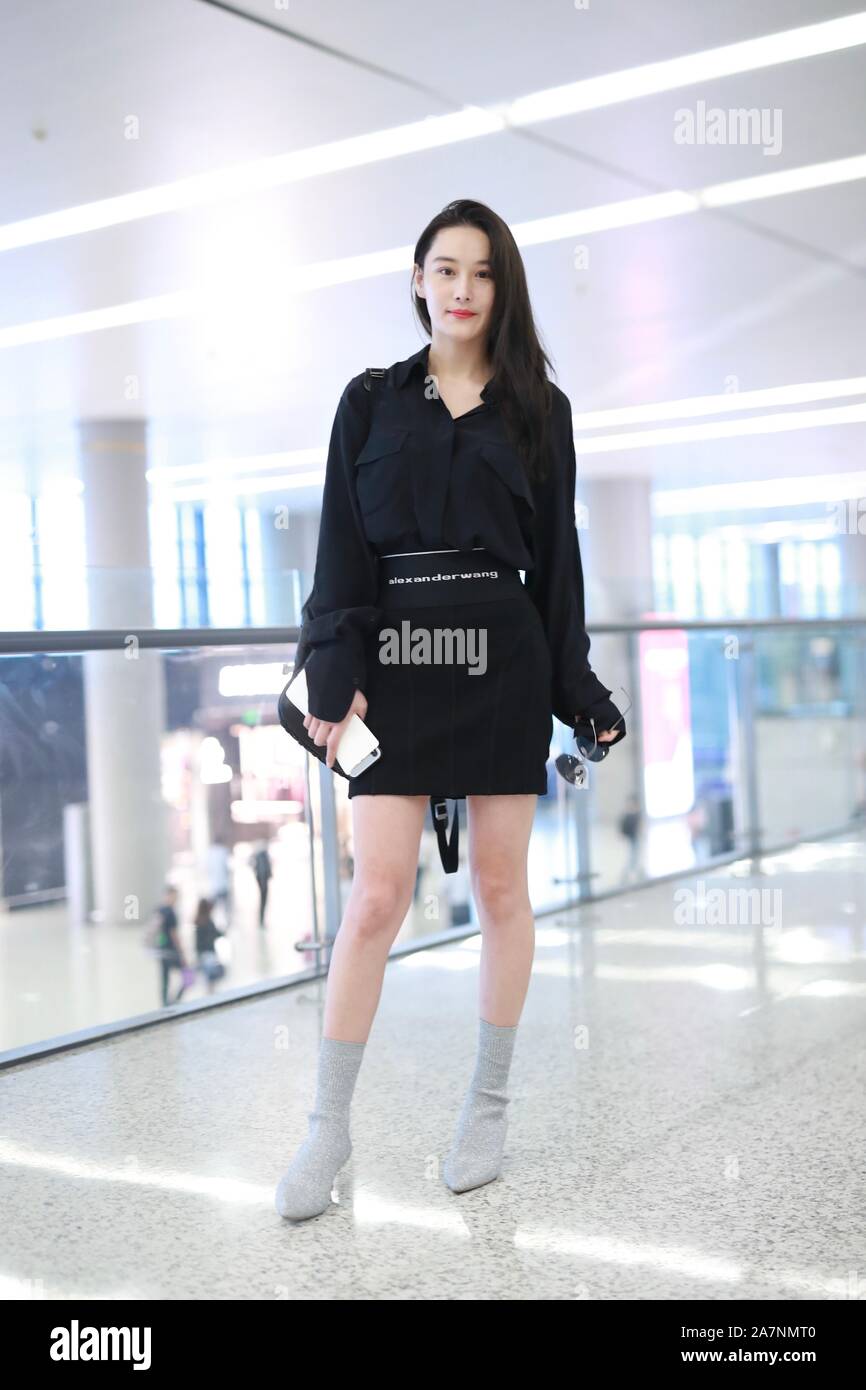 Chinese actress, singer and model Zhang Xinyu, also known as Viann ...