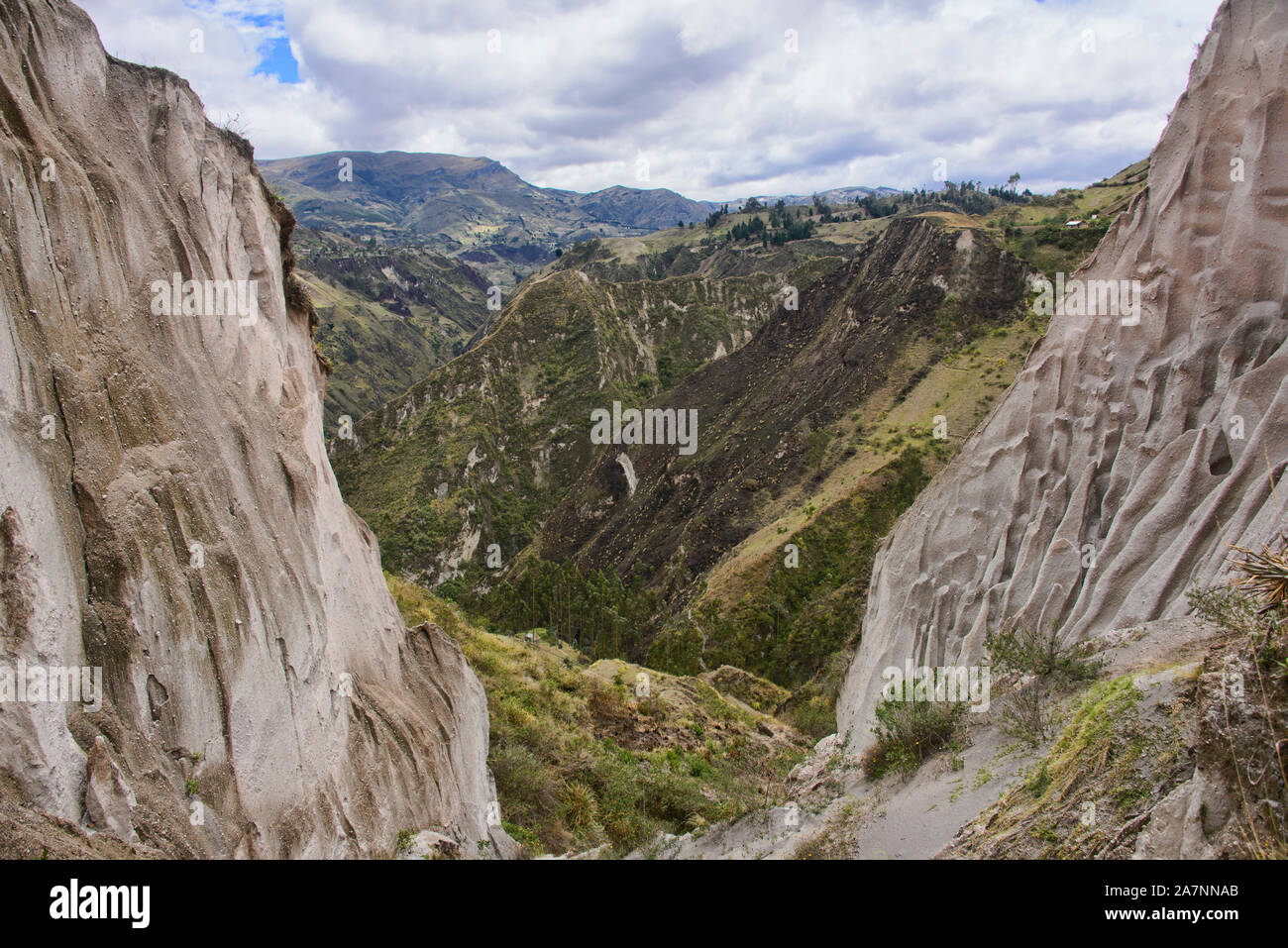 Scenery along the Quilotoa Loop Trek, Quilotoa, Ecuador Stock Photo - Alamy