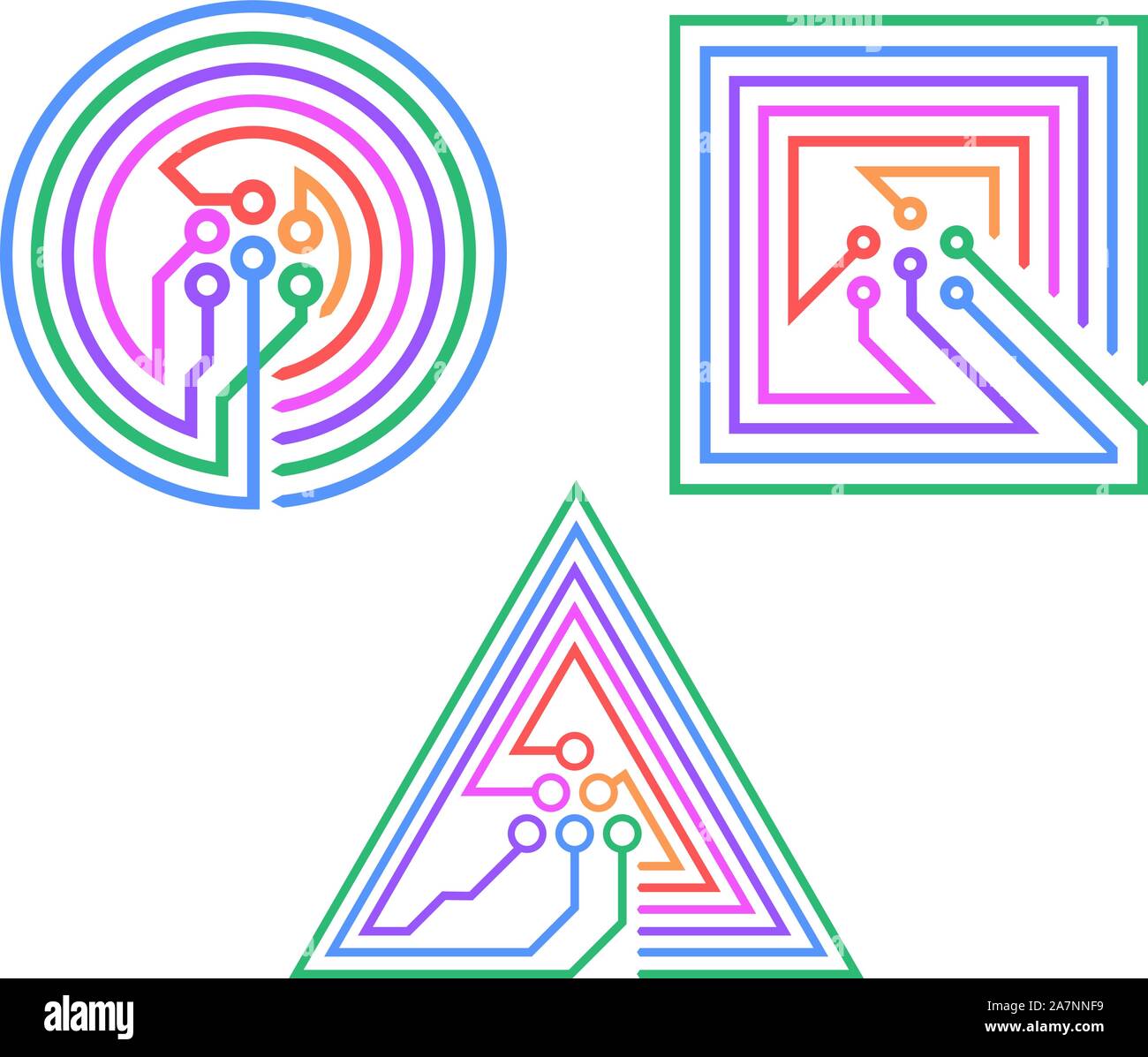 Circuit Board Designs vector illustration Stock Vector Image & Art - Alamy