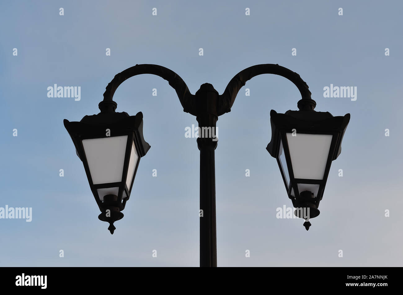 Wrought street lamp image hi-res stock photography and images - Alamy