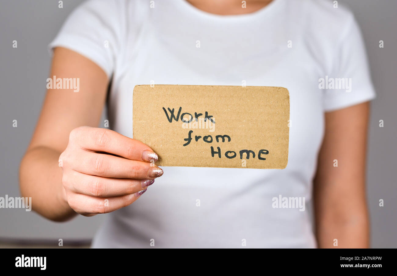 Hand written cardboard sign hi-res stock photography and images - Alamy