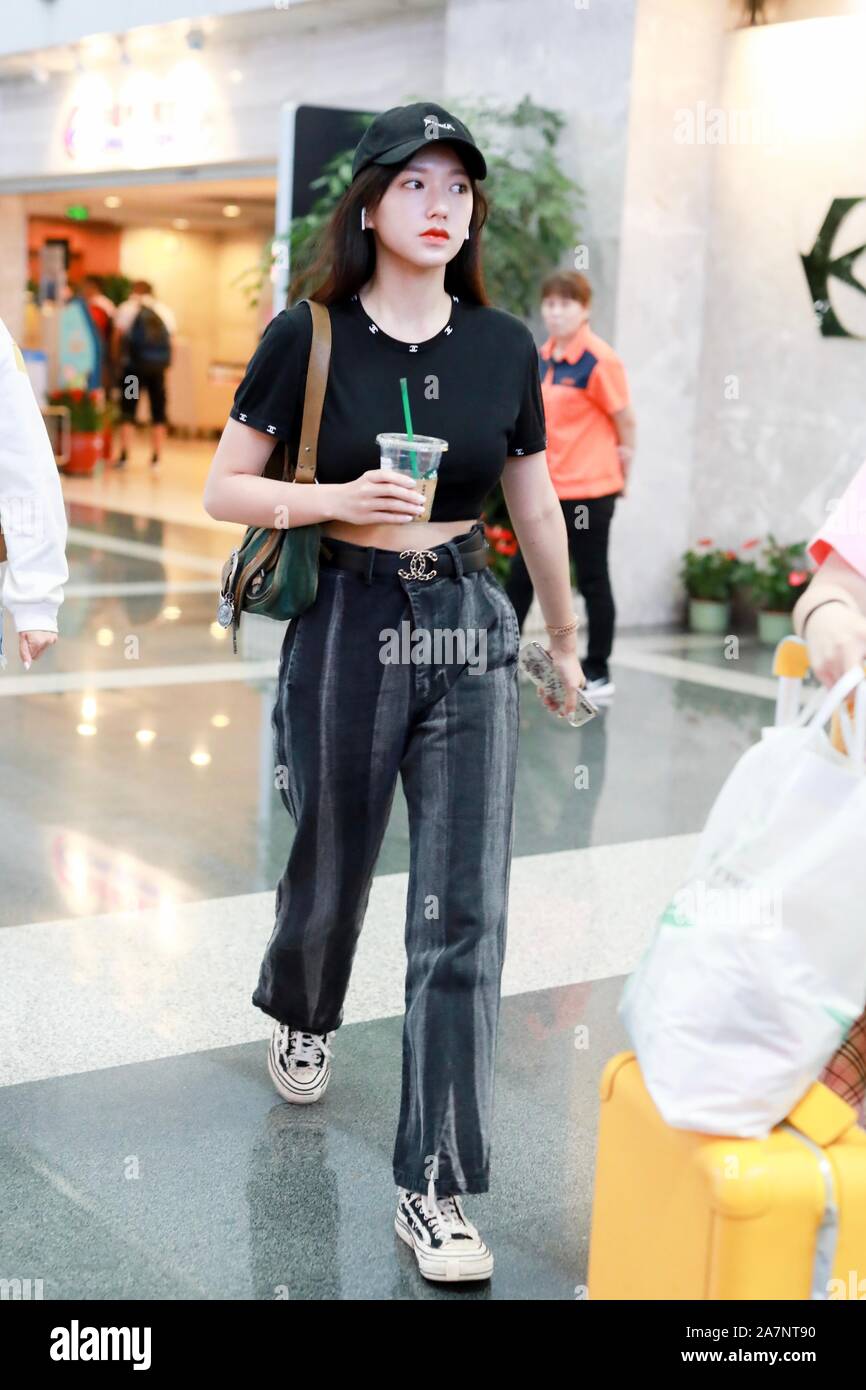 Chinese singer Cheng Xiao of South Korean-Chinese girl group Cosmic ...