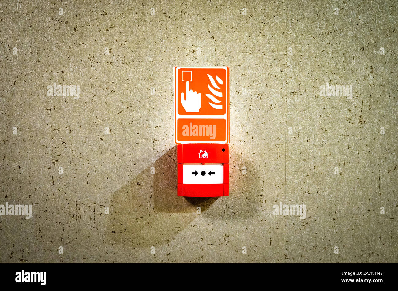 Old fire alarm system hi-res stock photography and images - Alamy