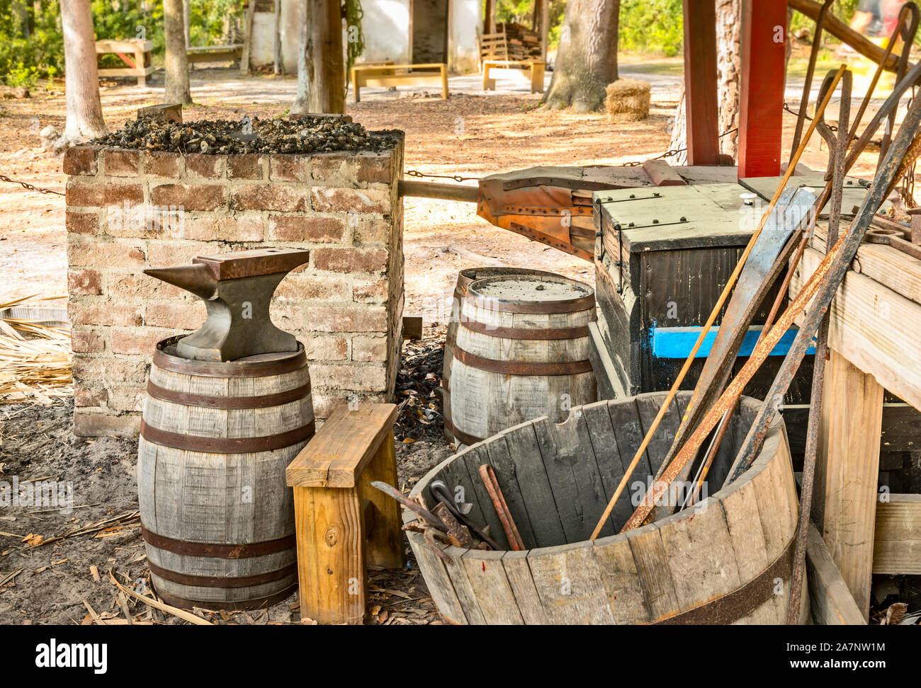 Old blacksmith shop hi-res stock photography and images - Alamy