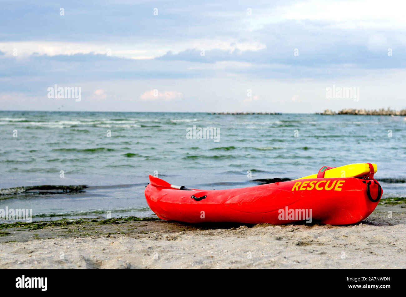 Lifeguard kayak hi-res stock photography and images - Alamy