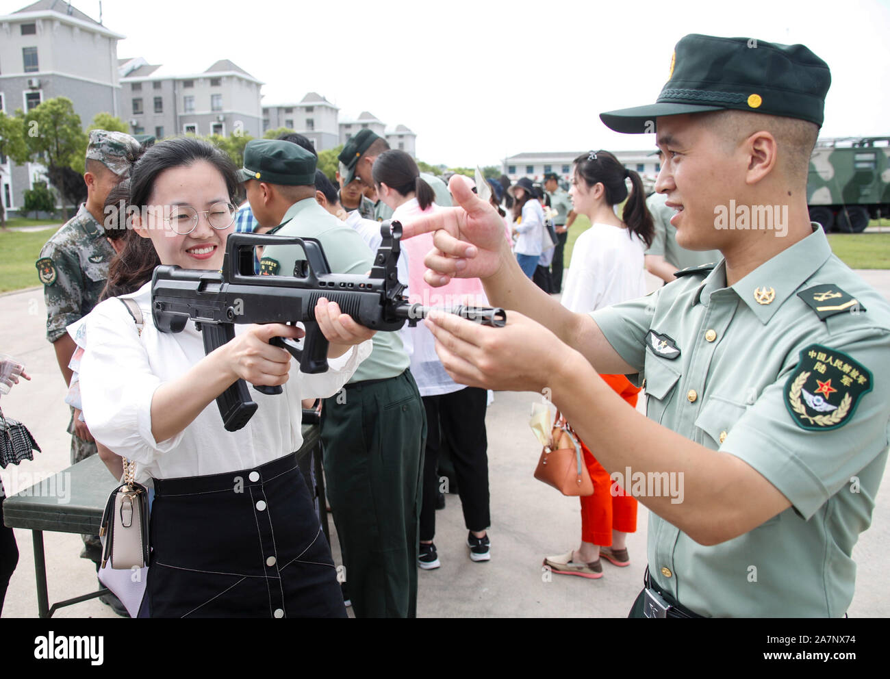 Chinese police officer female hi-res stock photography and images - Alamy