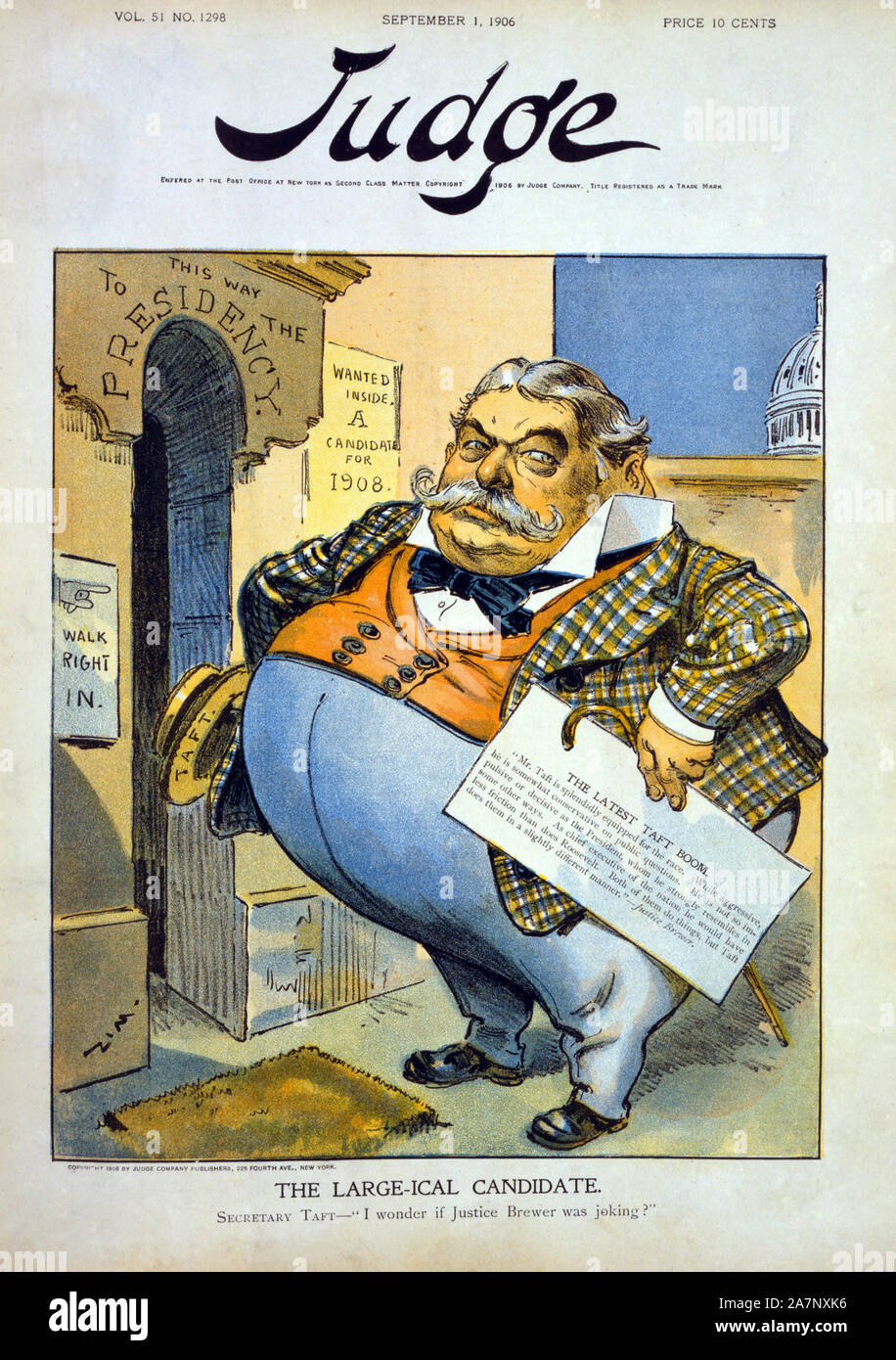 Judge magazine cartoon hi-res stock photography and images - Alamy