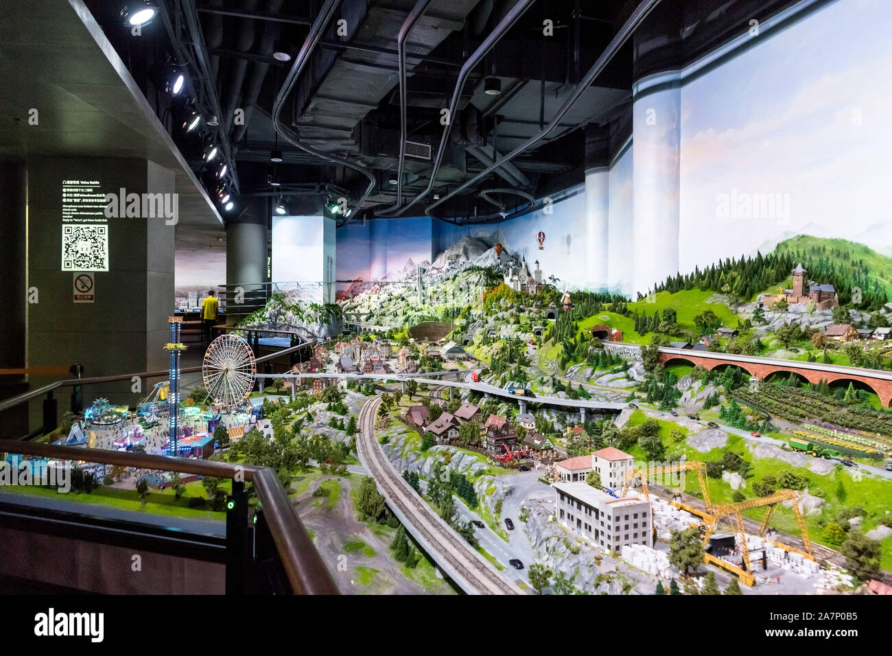 View of the miniature artworks capturing the Shanghai's history and ...
