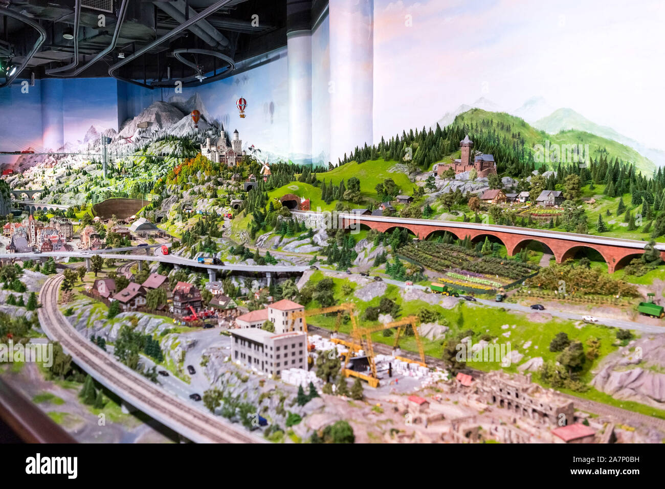 View of the miniature artworks capturing the Shanghai's history and ...