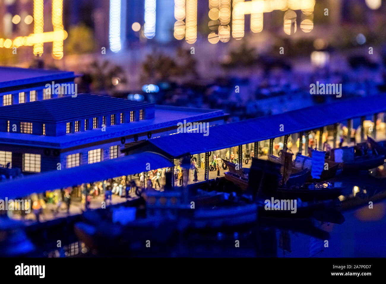 View of the miniature artworks capturing the Shanghai's history and ...