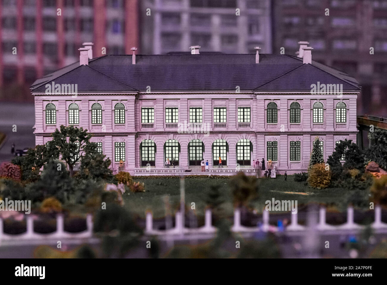 View of the miniature artworks capturing the Shanghai's history and ...