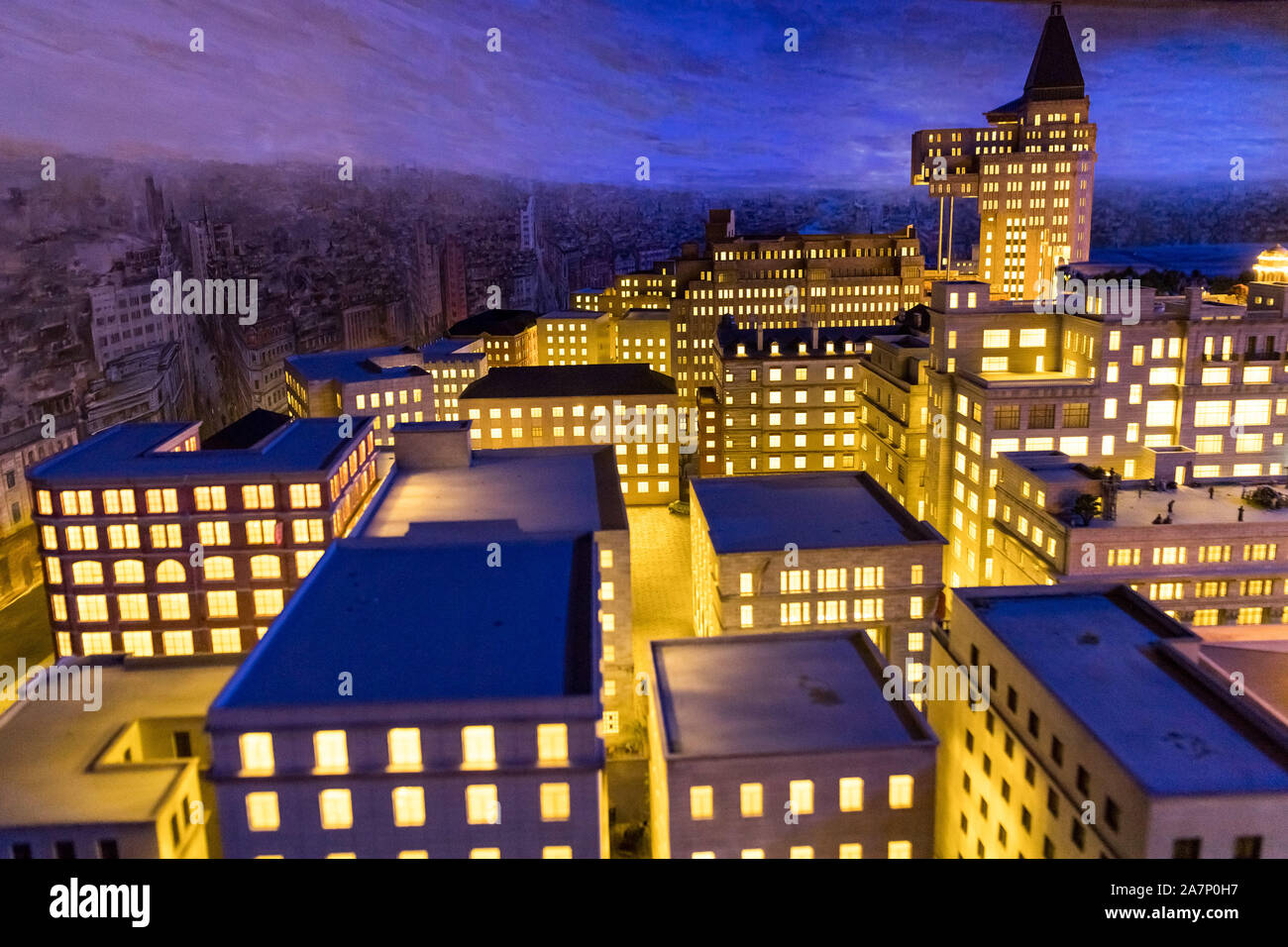 View of the miniature artworks capturing the Shanghai's history and ...
