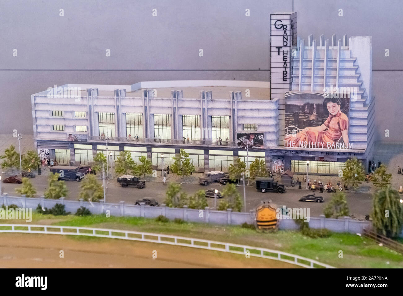 View of the miniature artworks capturing the Shanghai's history and ...