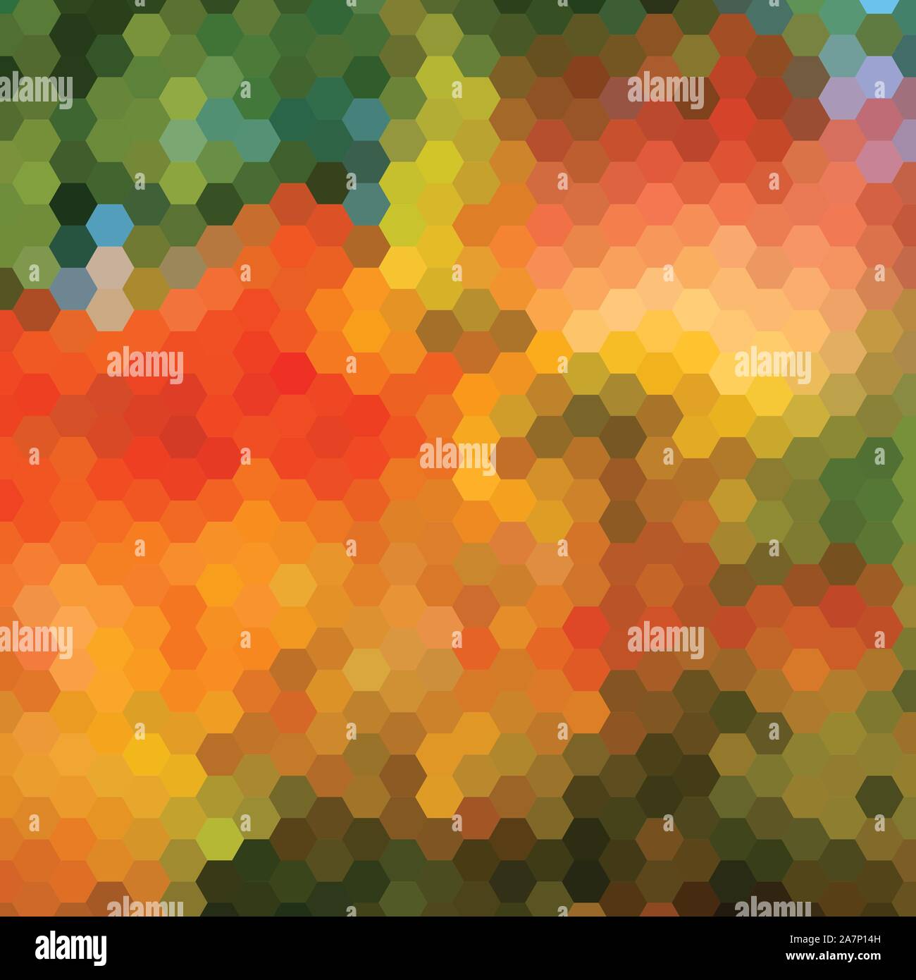 Background with colorful hex grid Stock Vector Image & Art - Alamy