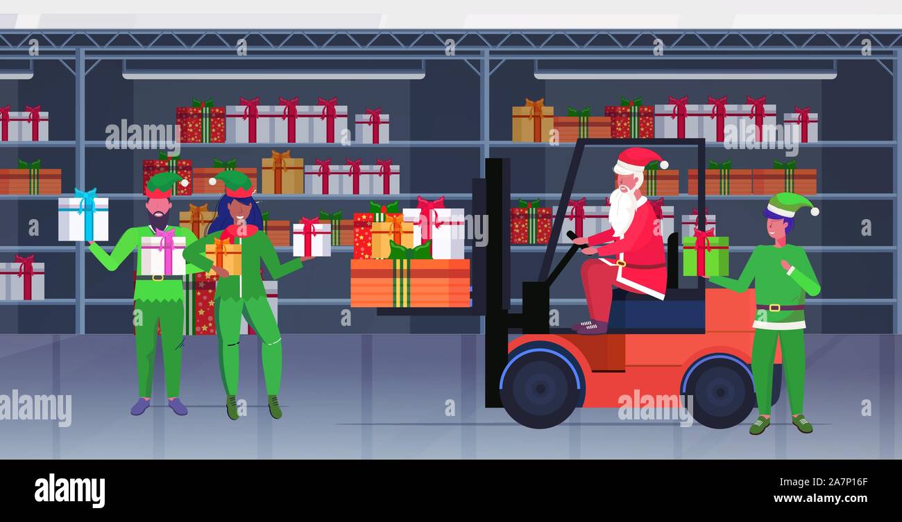 Modern forklift truck Stock Vector Images - Alamy