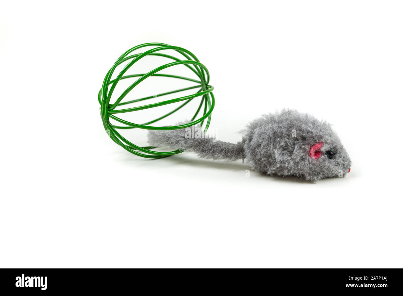 Grey toy mouse playing hi-res stock photography and images - Alamy