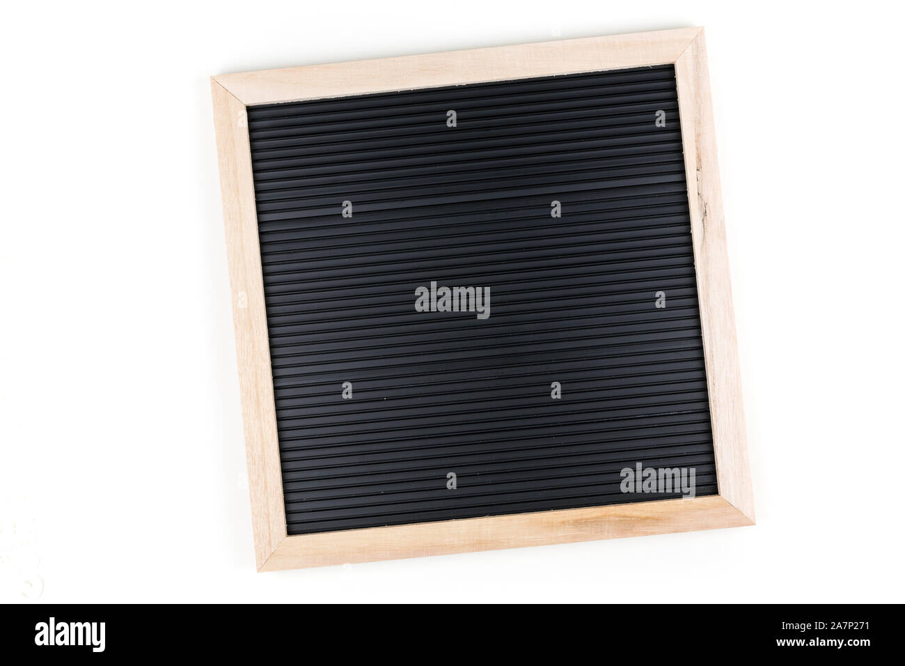 Completely blank slate empty black sign board Stock Photo - Alamy