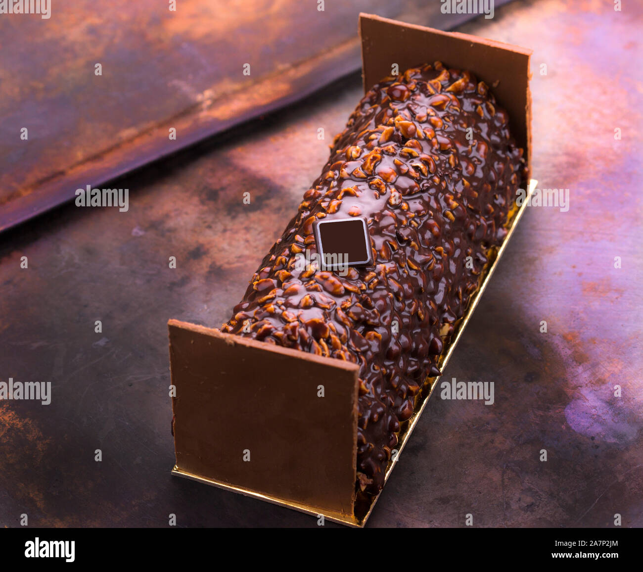 Chocolate log hi-res stock photography and images - Alamy