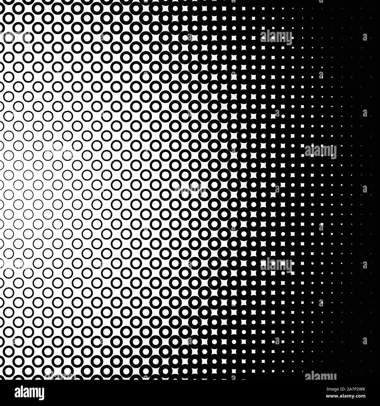 Background with gradient of black and white circles Stock Vector Image ...