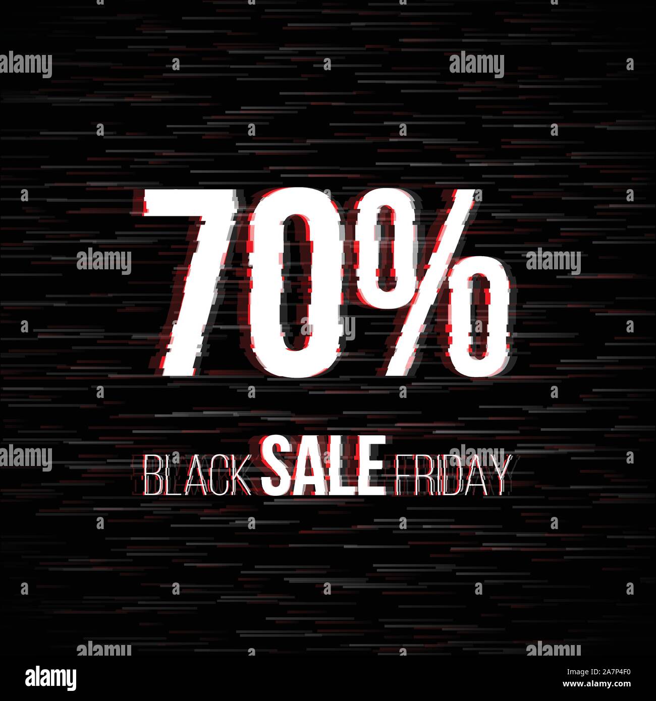 Black friday glitch effect text hi-res stock photography and images - Alamy
