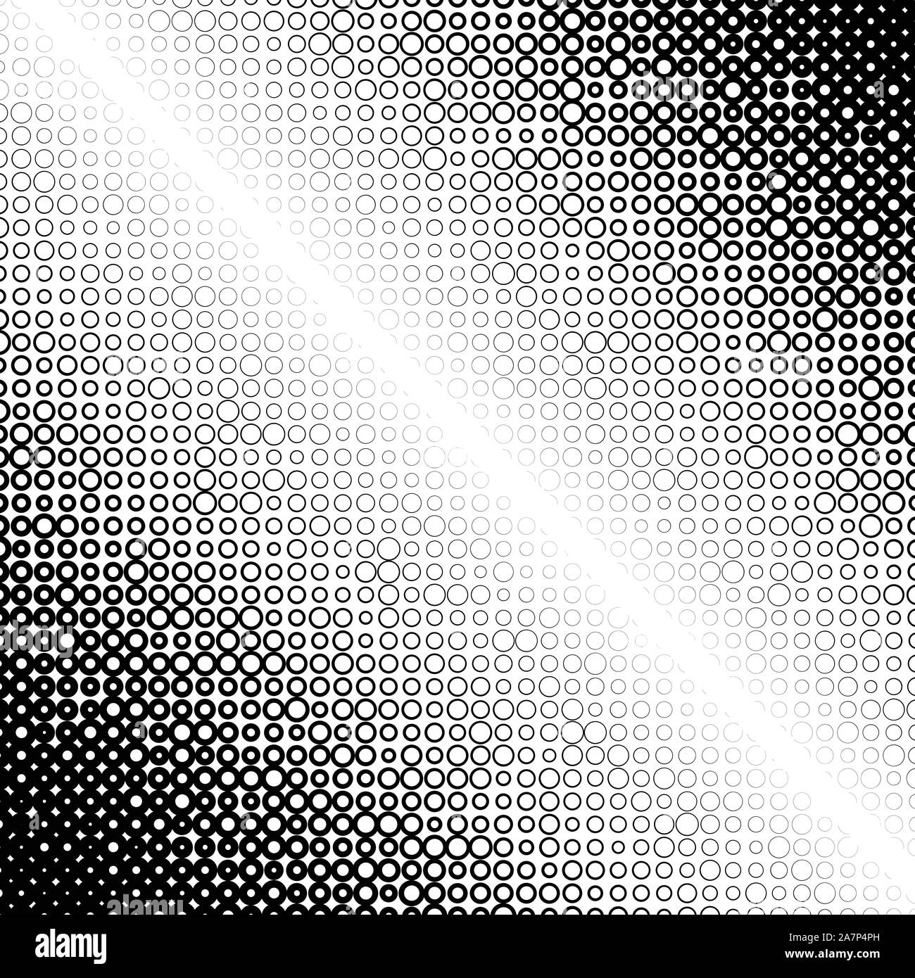 Background with gradient of black and white circles Stock Vector Image ...