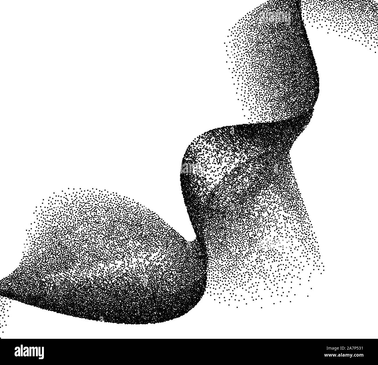 Abstract background with wave of scattered dots Stock Vector Image ...
